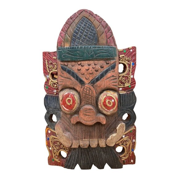 Unique Vintage | Accents | Vintage Indonesian Balinese Hand Carved Wood ...